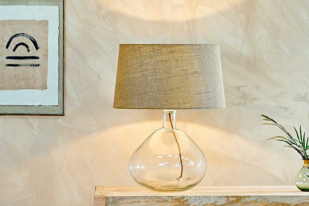 Baba Recycled Glass Lamp – Cwt Tatws